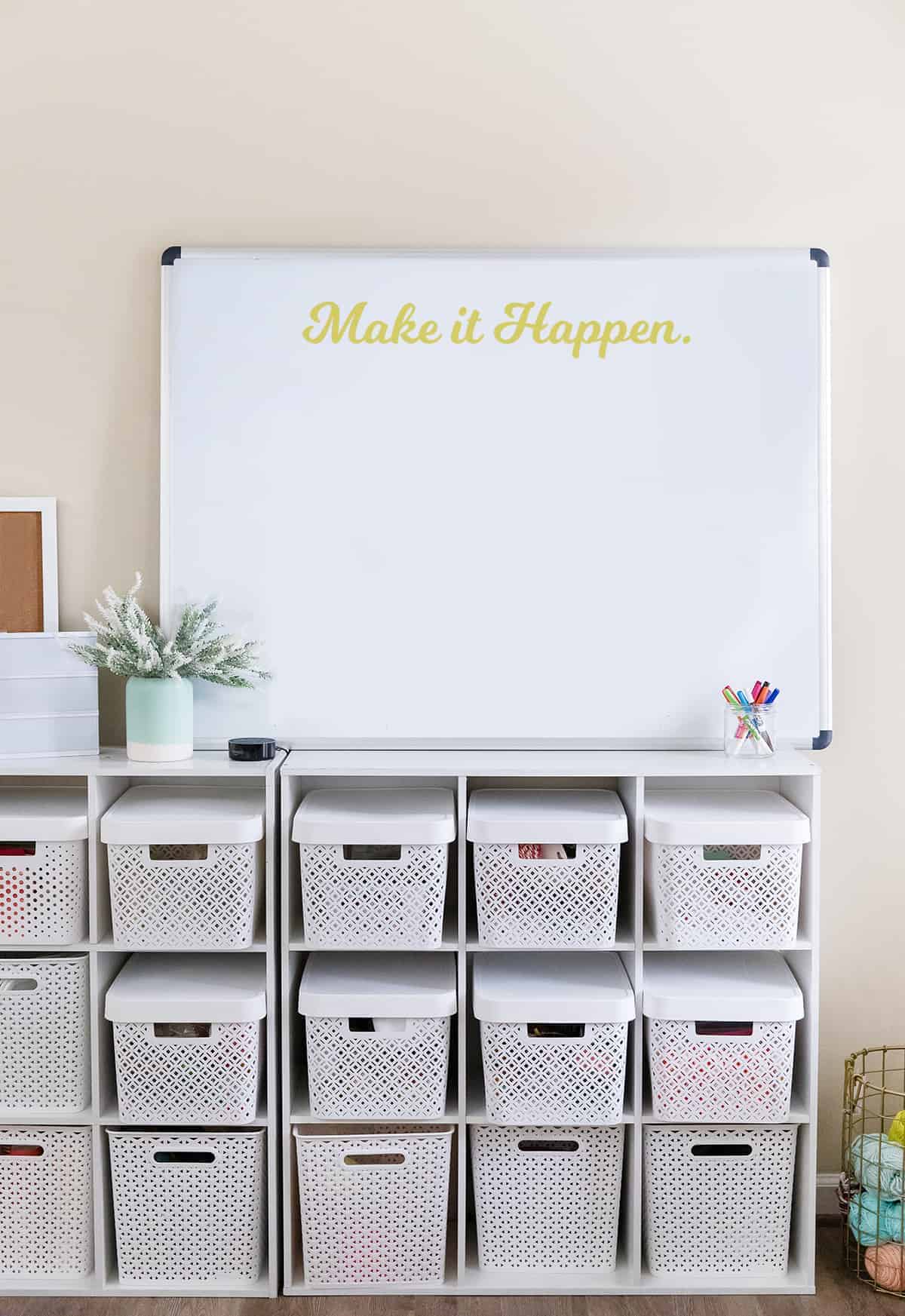Craft Room Makeover Organization Ideas - Design Eat Repeat