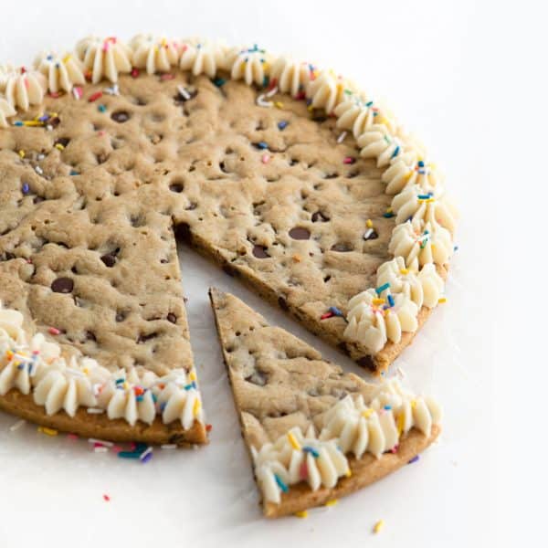 Giant Birthday Cookie Cake - Design Eat Repeat