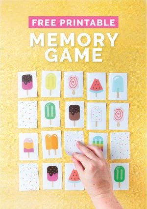 Popsicle Printable Memory Game - Design Eat Repeat