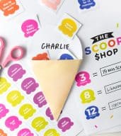 Ice Cream Printable Chore Chart (Free Downloadable Template!)