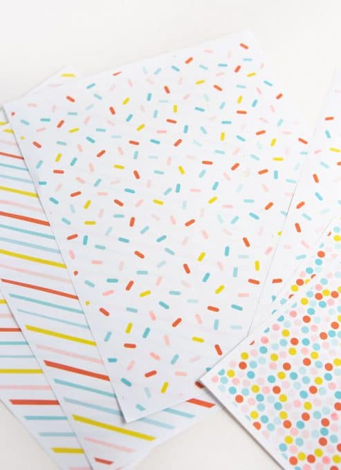 Birthday Printable Wrapping Paper - Design Eat Repeat
