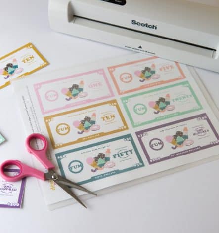 Free Printable Play Money for Kids - Design Eat Repeat