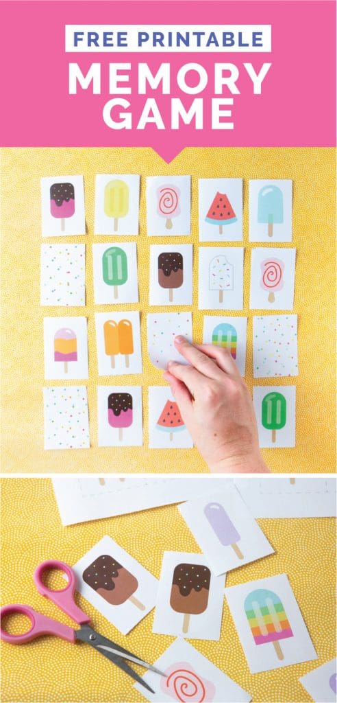 Popsicle Printable Memory Game - Design Eat Repeat