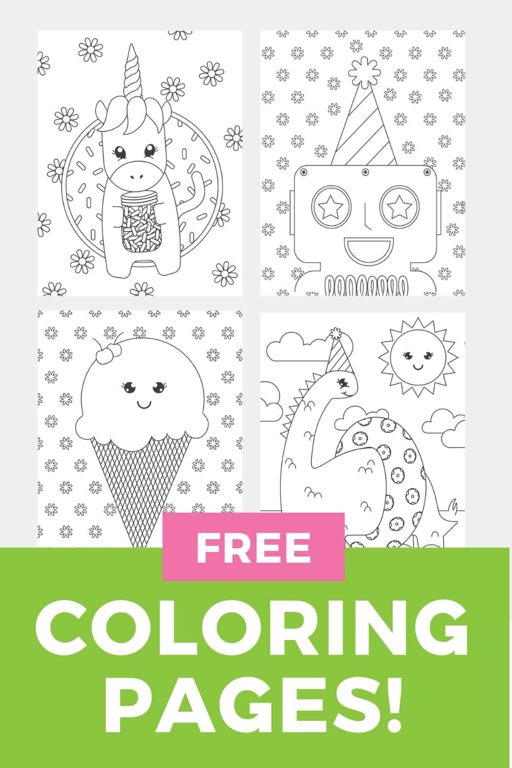 8 FREE Kids Coloring Pages - Design Eat Repeat