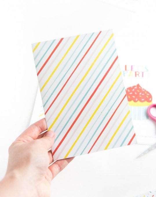 Cupcake Printable Birthday Card - Design Eat Repeat