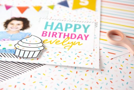 Birthday Printable Scrapbook Paper - Design Eat Repeat