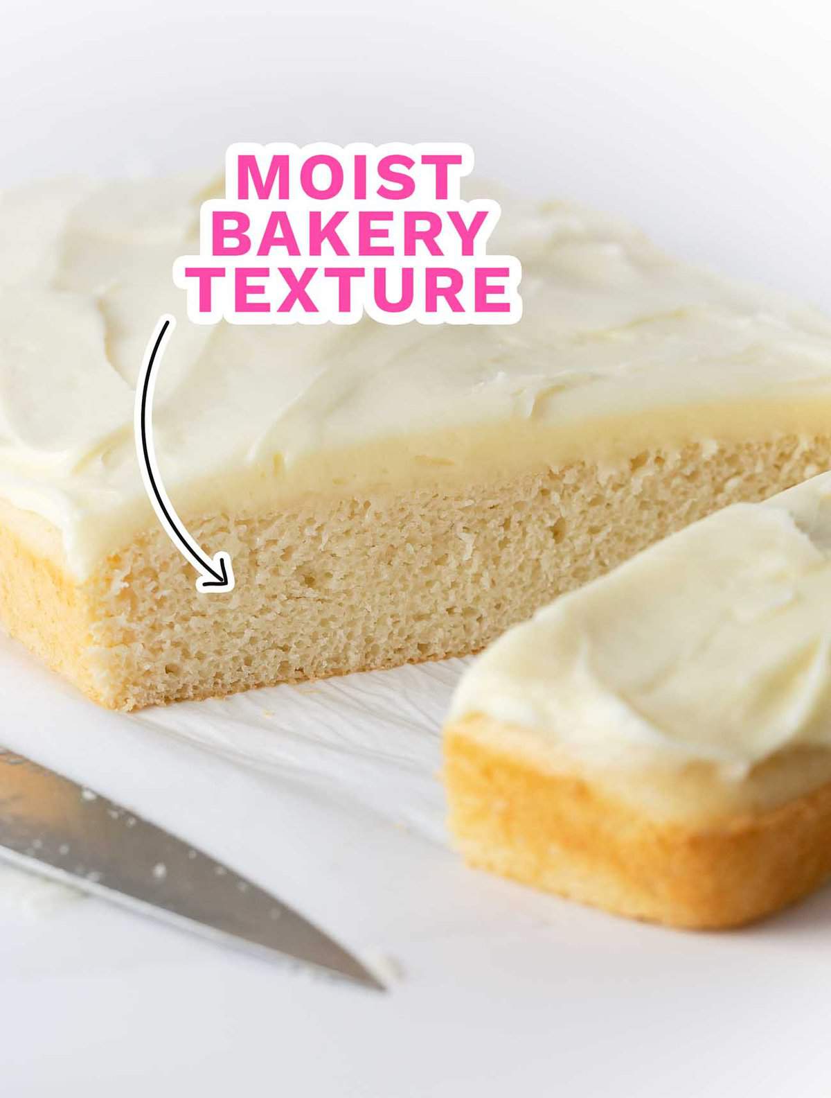 The BEST White Sheet Cake (Doctored Cake Mix!)