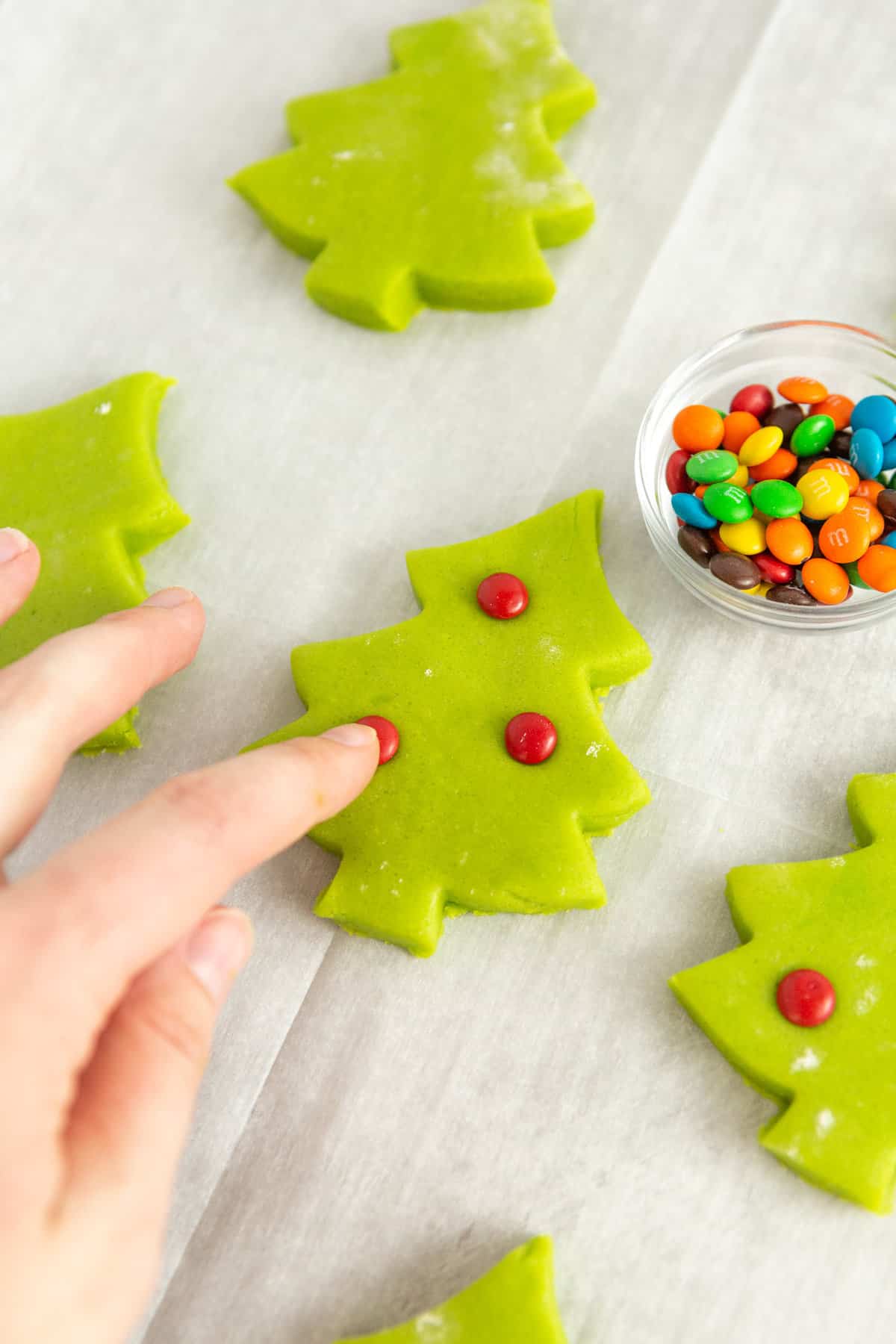Easy Christmas Tree Cookies - Design Eat Repeat