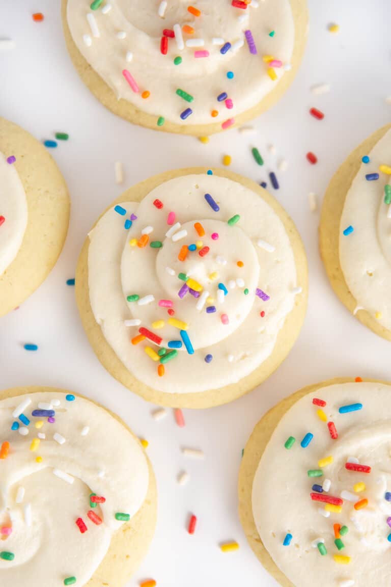 The BEST Fluffy Sugar Cookies - Design Eat Repeat