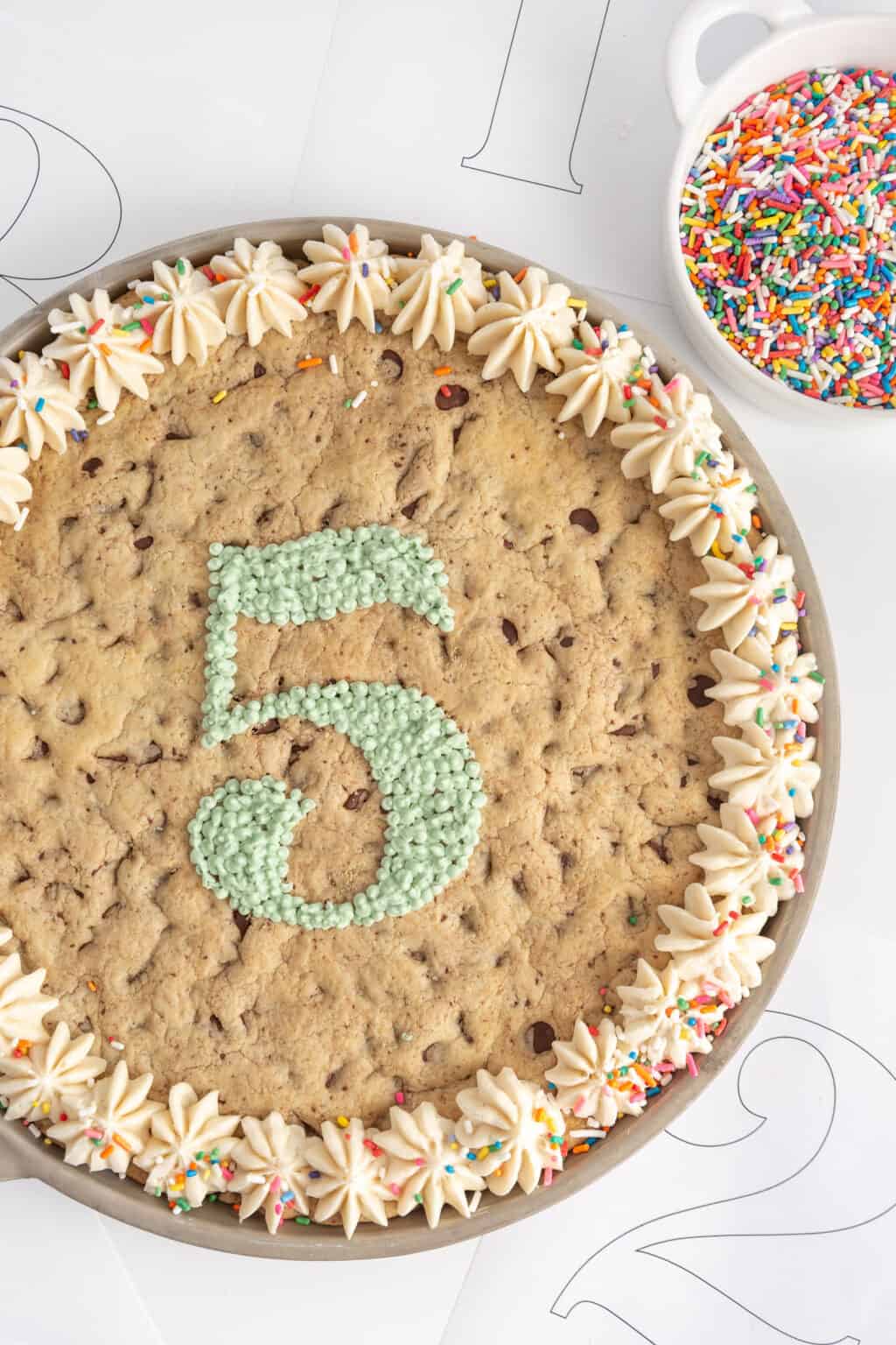 The Best Cookie Cake Icing | Design Eat Repeat
