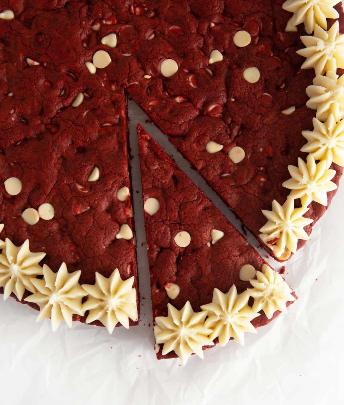 Red Velvet Cookie Cake - Design Eat Repeat
