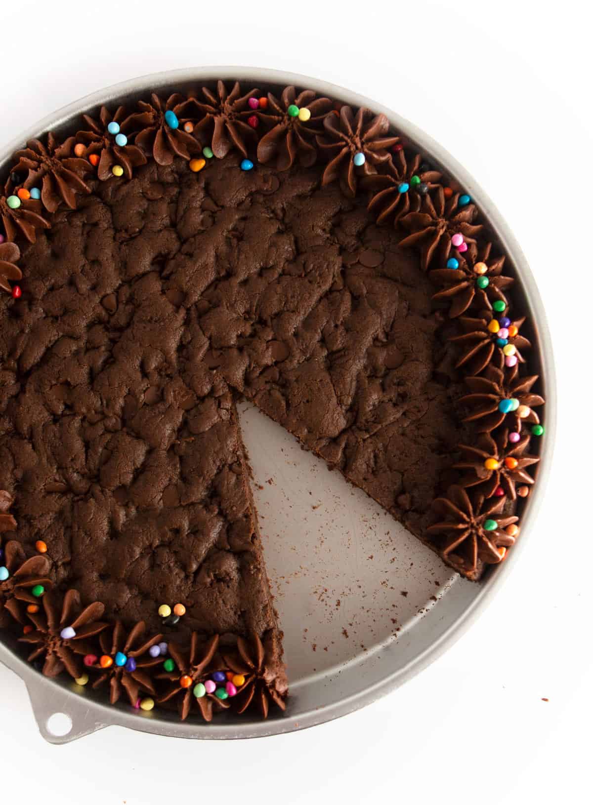 Triple Chocolate Cookie Cake Design Eat Repeat