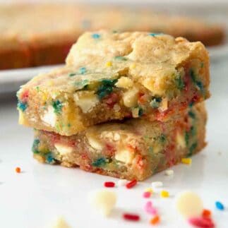 Thick & Chewy Funfetti Blondies - Design Eat Repeat
