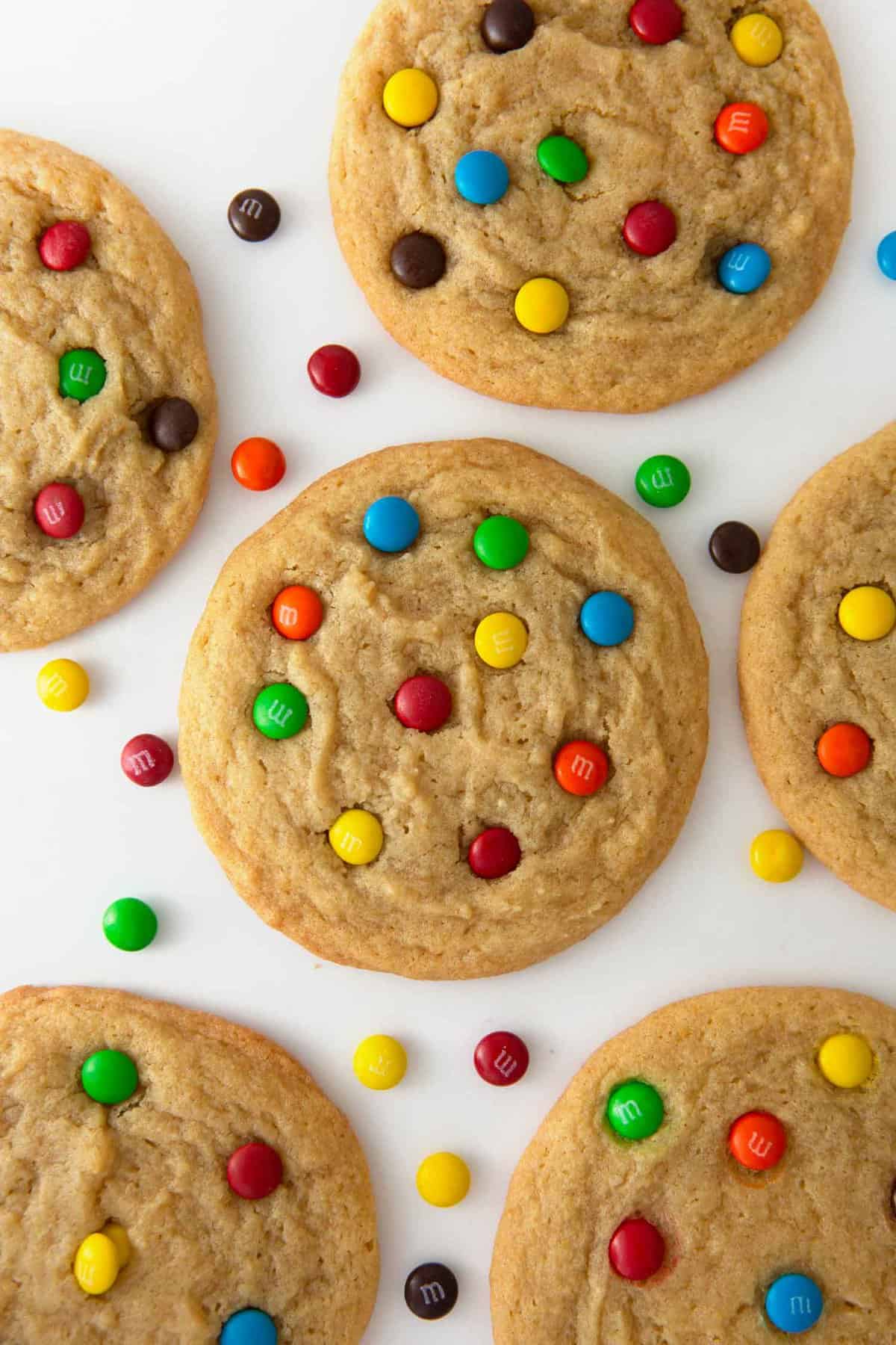 Chewy Mini M&M Cookies - Design Eat Repeat