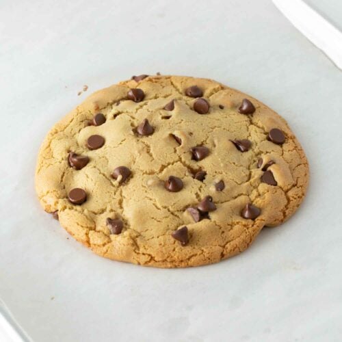 One Giant Chocolate Chip Cookie | Design Eat Repeat