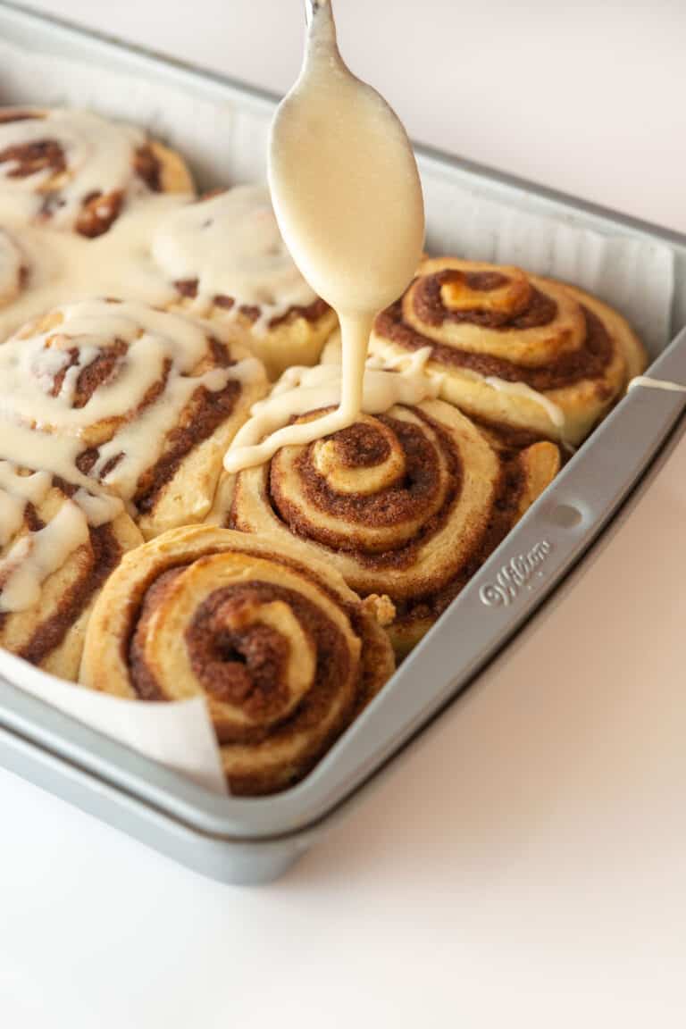 Easy Cinnamon Roll Icing (without cream cheese!)