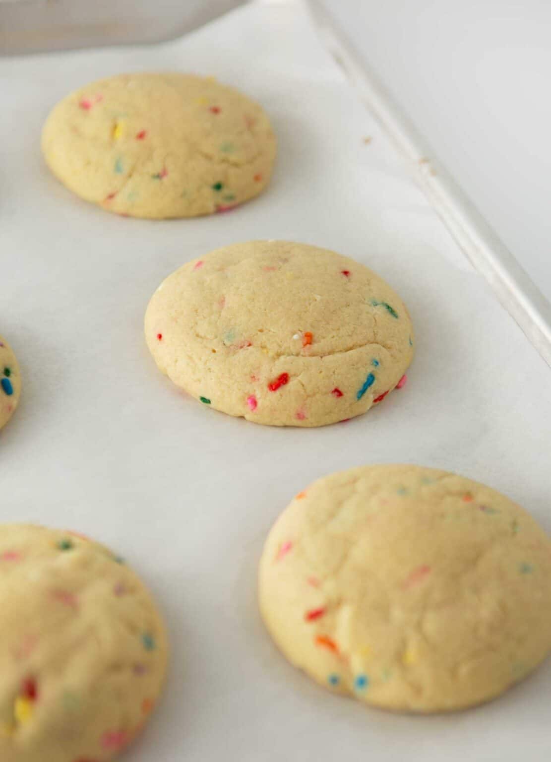 Frosted Birthday Cake Cookies - Design Eat Repeat