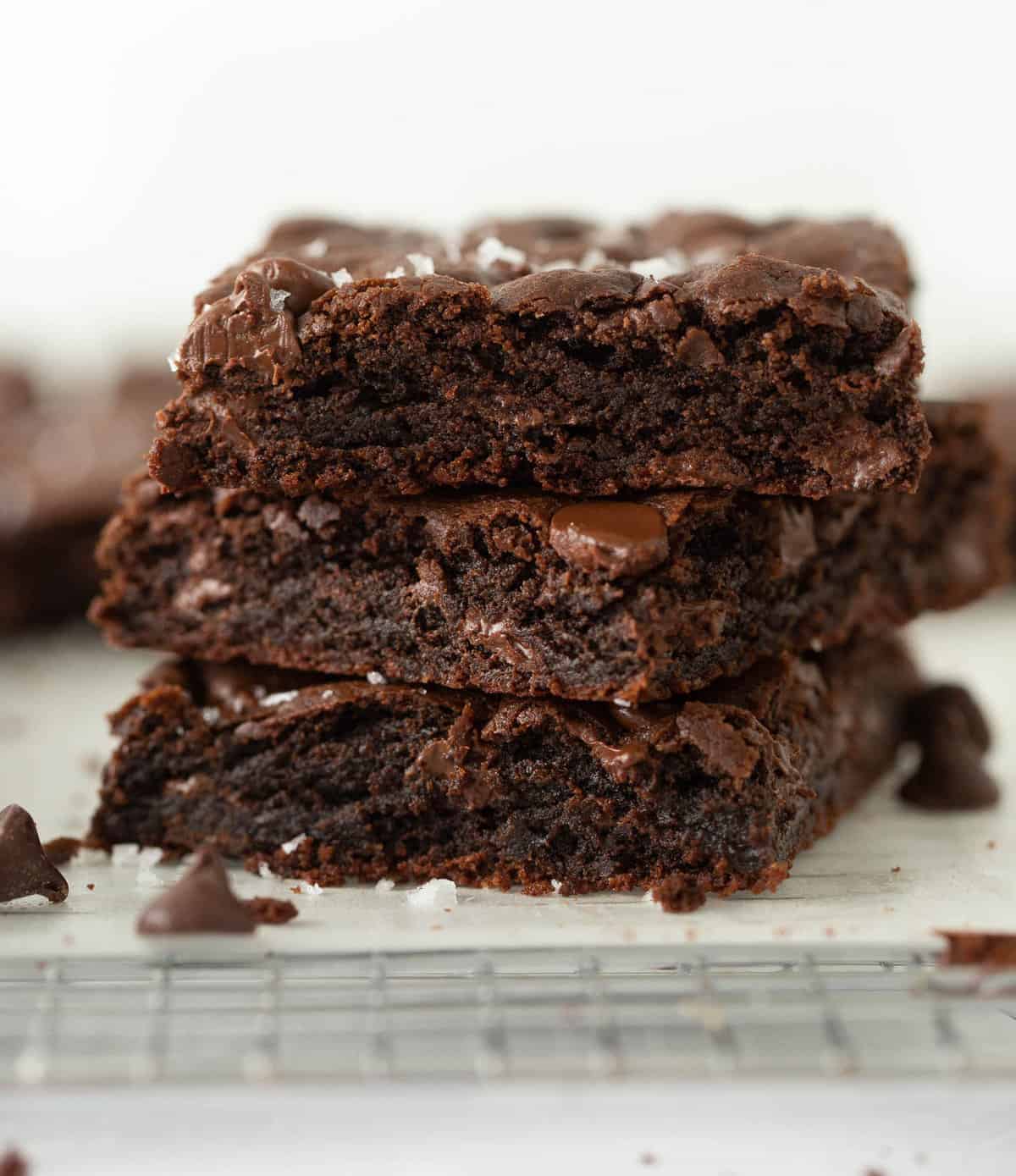 Double Chocolate Chip Cookie Bars - Design Eat Repeat