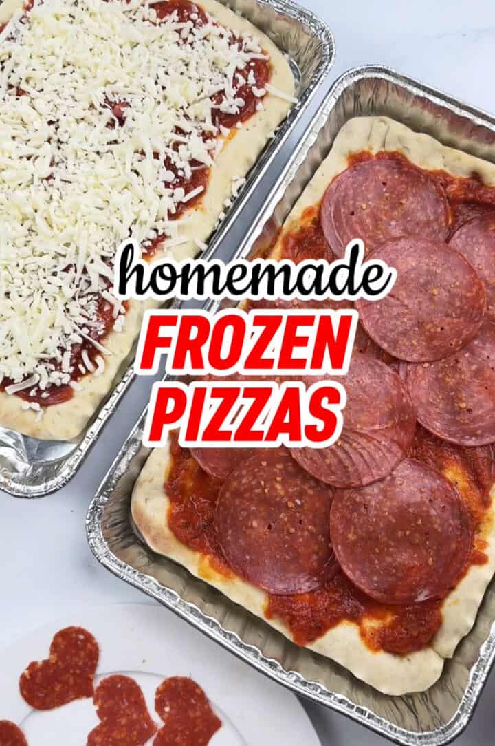 Homemade Frozen Pizzas - Design Eat Repeat