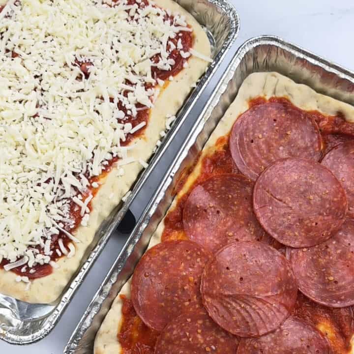 Homemade Frozen Pizzas - Design Eat Repeat