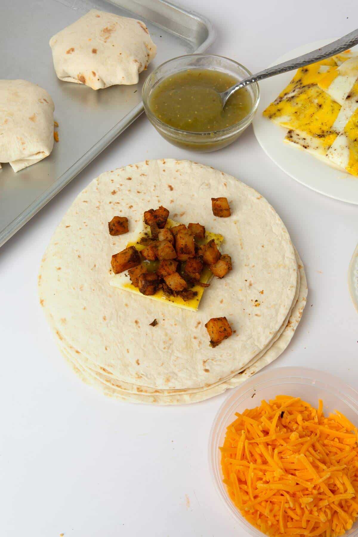 Breakfast Crunchwraps - Design Eat Repeat