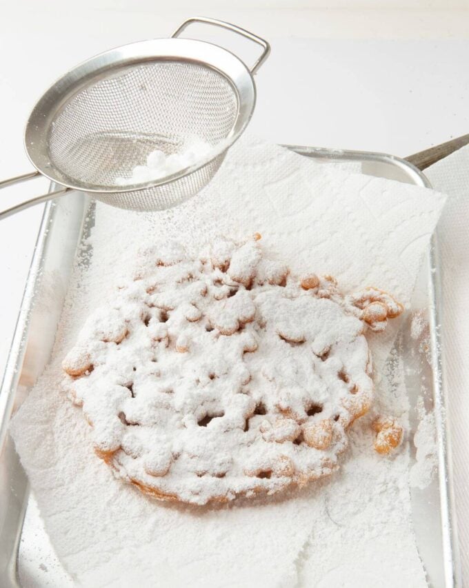 Easy Funnel Cakes - Design Eat Repeat