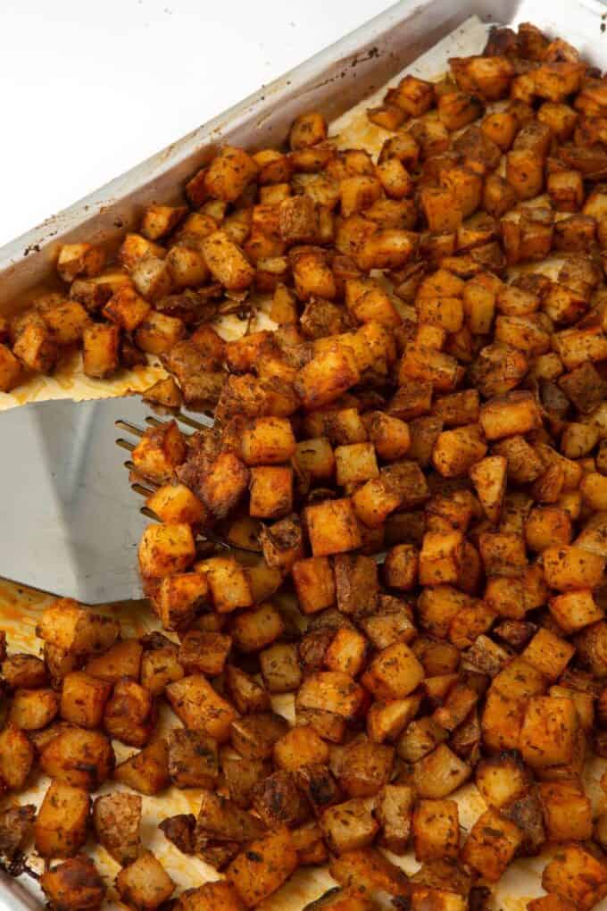 Crispy Breakfast Potatoes - Design Eat Repeat