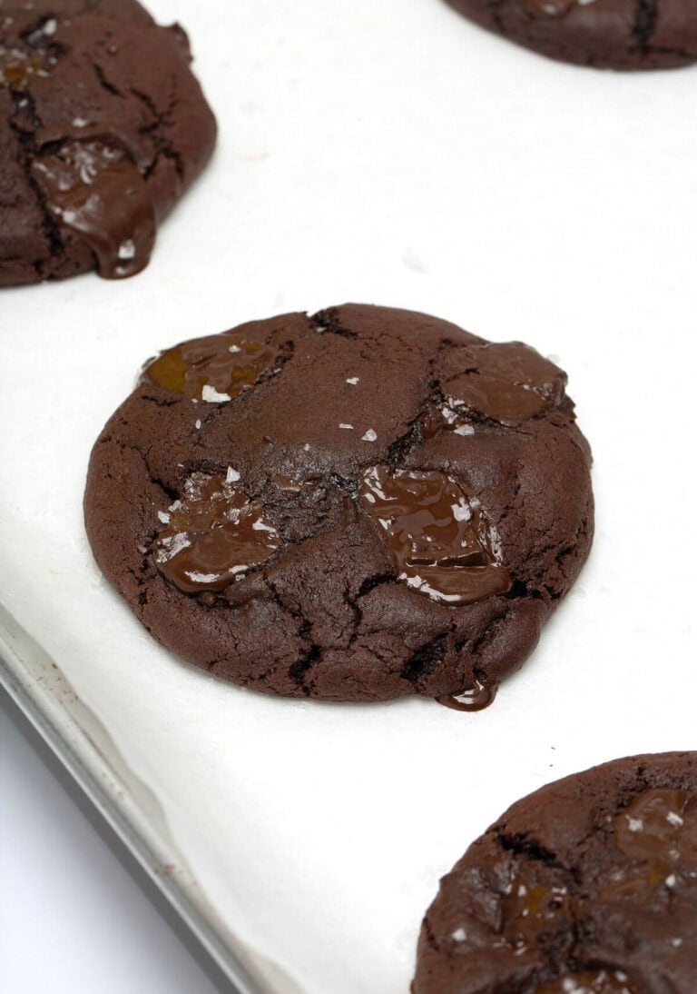 Double Dark Chocolate Cookies - Design Eat Repeat