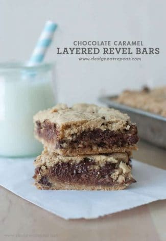 Chocolate Caramel Layered Revel Bars