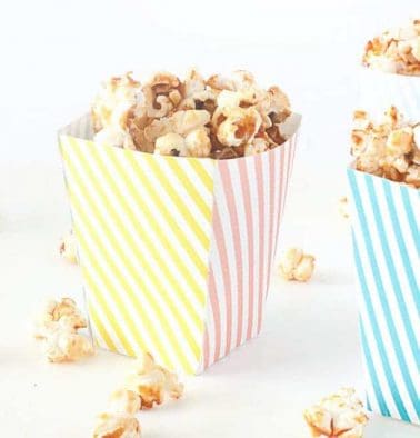 Free Printable Popcorn Box Template - Design Eat Repeat