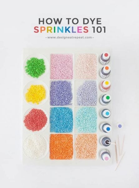 How to Dye Sprinkles (DIY Custom Colors!)