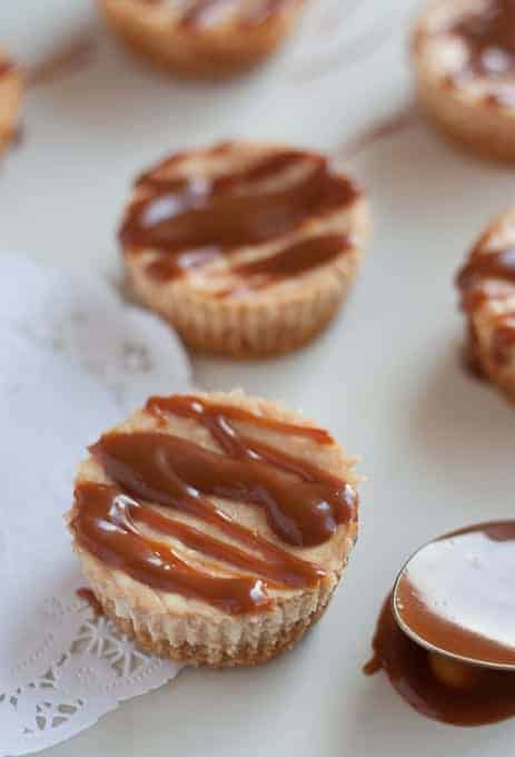 Mini Caramel Cheesecake Bites