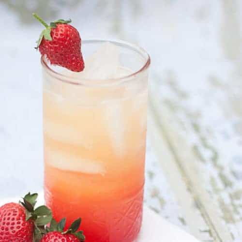 Orange Berry Sunrise Spritzers - Using Sprite, Grenadine, and Orange Juice