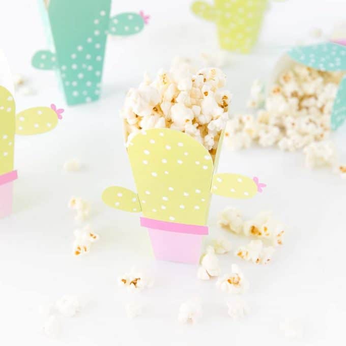 Free Printable Popcorn Box Template - Design Eat Repeat