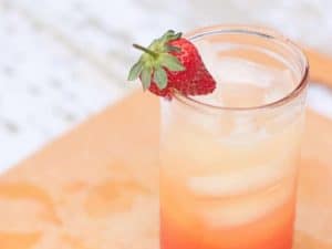 Orange Berry Sunrise Spritzers - Using Sprite, Grenadine, and Orange Juice
