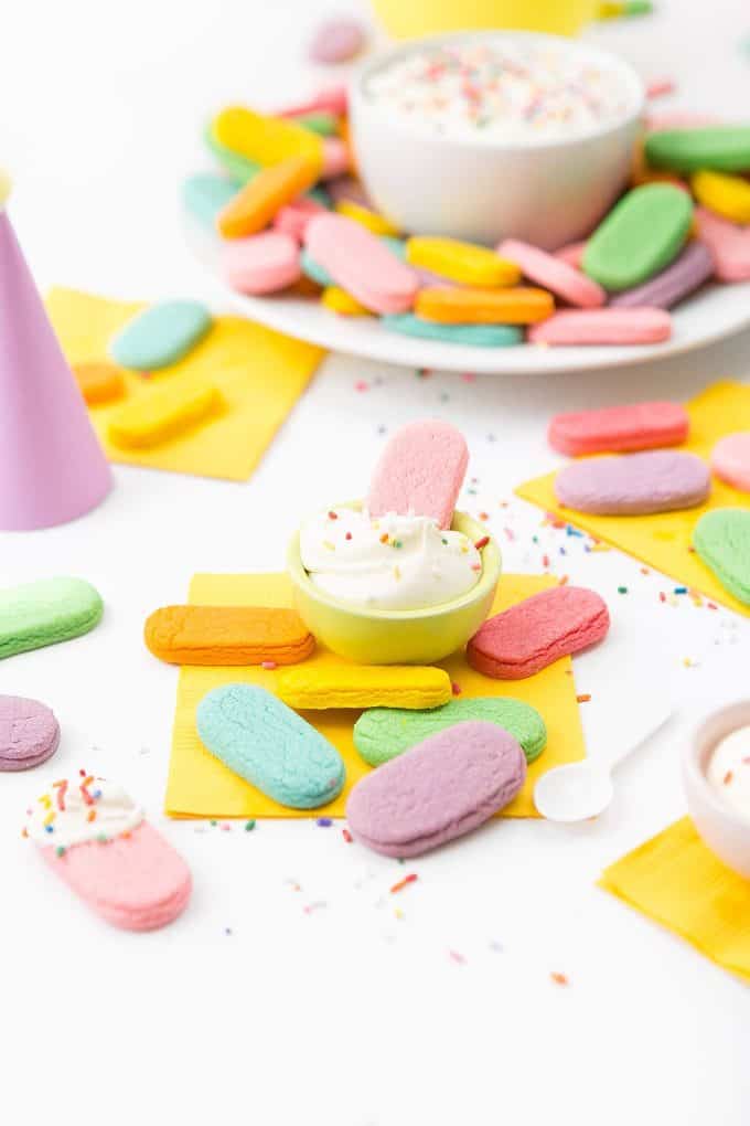 Birthday Sprinkle Sugar Cookie Dippers