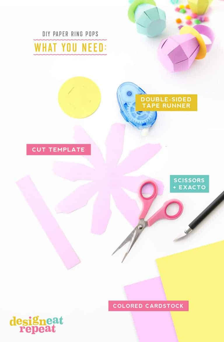 DIY Ring Pop Treat Boxes - Design Eat Repeat