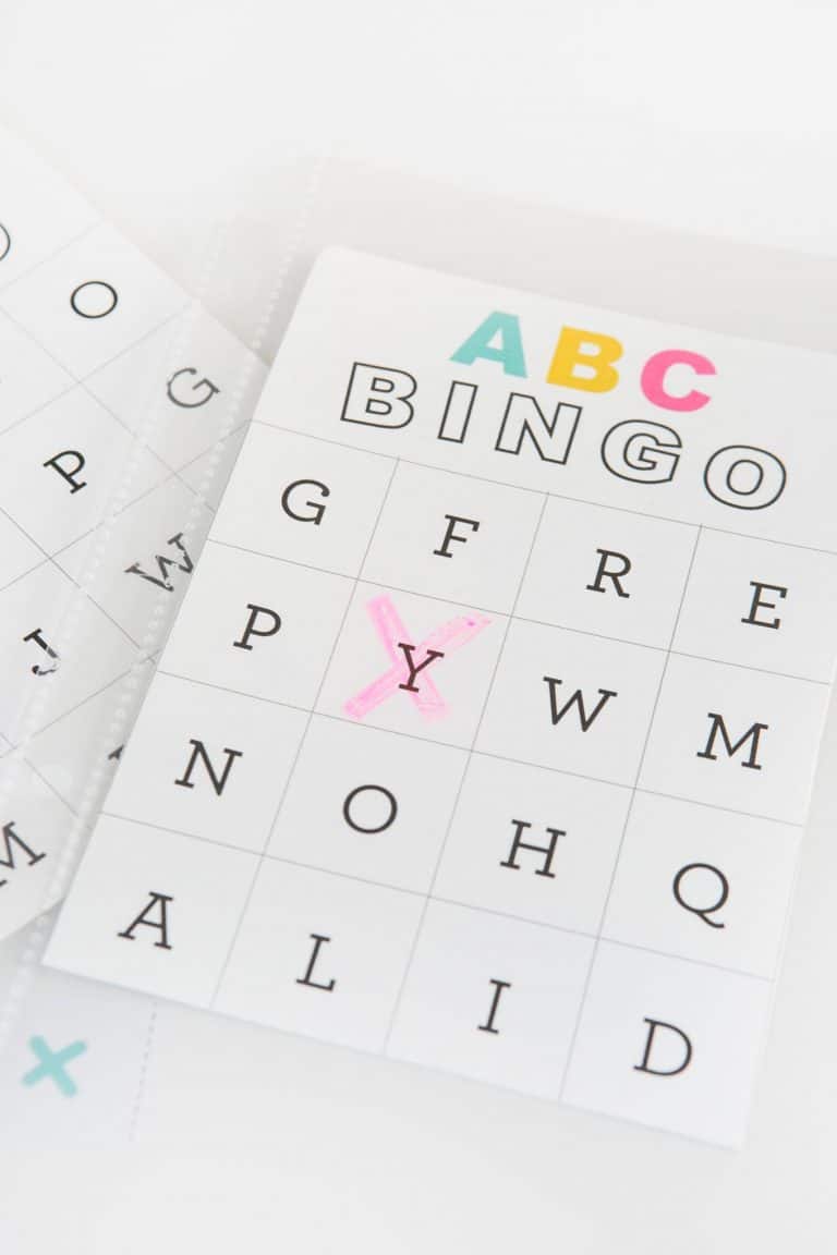 Free Printable Alphabet Bingo - Design Eat Repeat