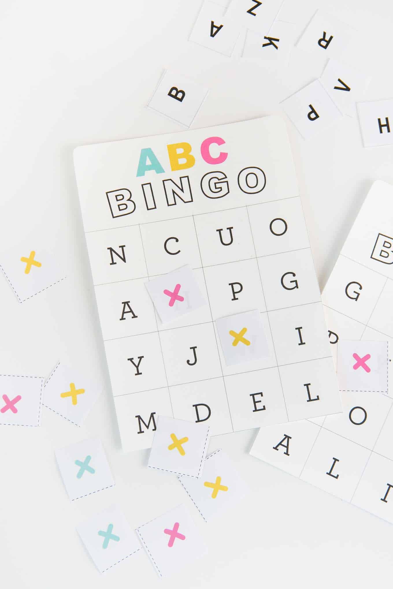 Free Printable Alphabet Bingo - Design Eat Repeat