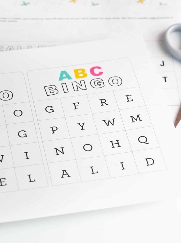 Free Printable Alphabet Bingo - Design Eat Repeat