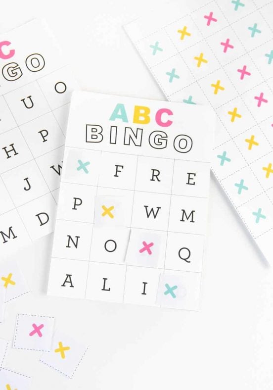 Free Printable Alphabet Bingo - Design Eat Repeat