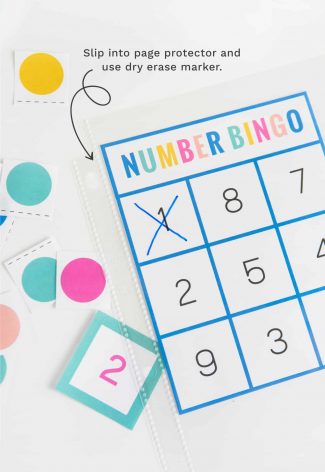 Free Printable Number Bingo - Design Eat Repeat