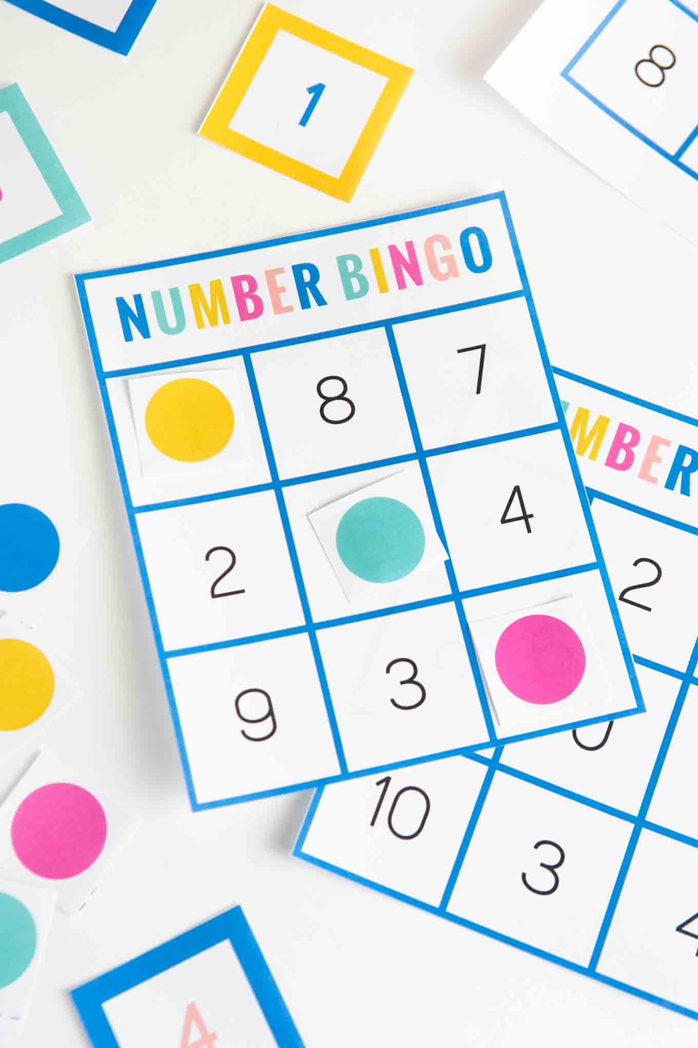 Free Printable Number Bingo - Design Eat Repeat