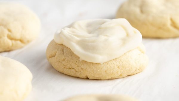 Soft & Pillowy No Roll Sugar Cookies - Design Eat Repeat